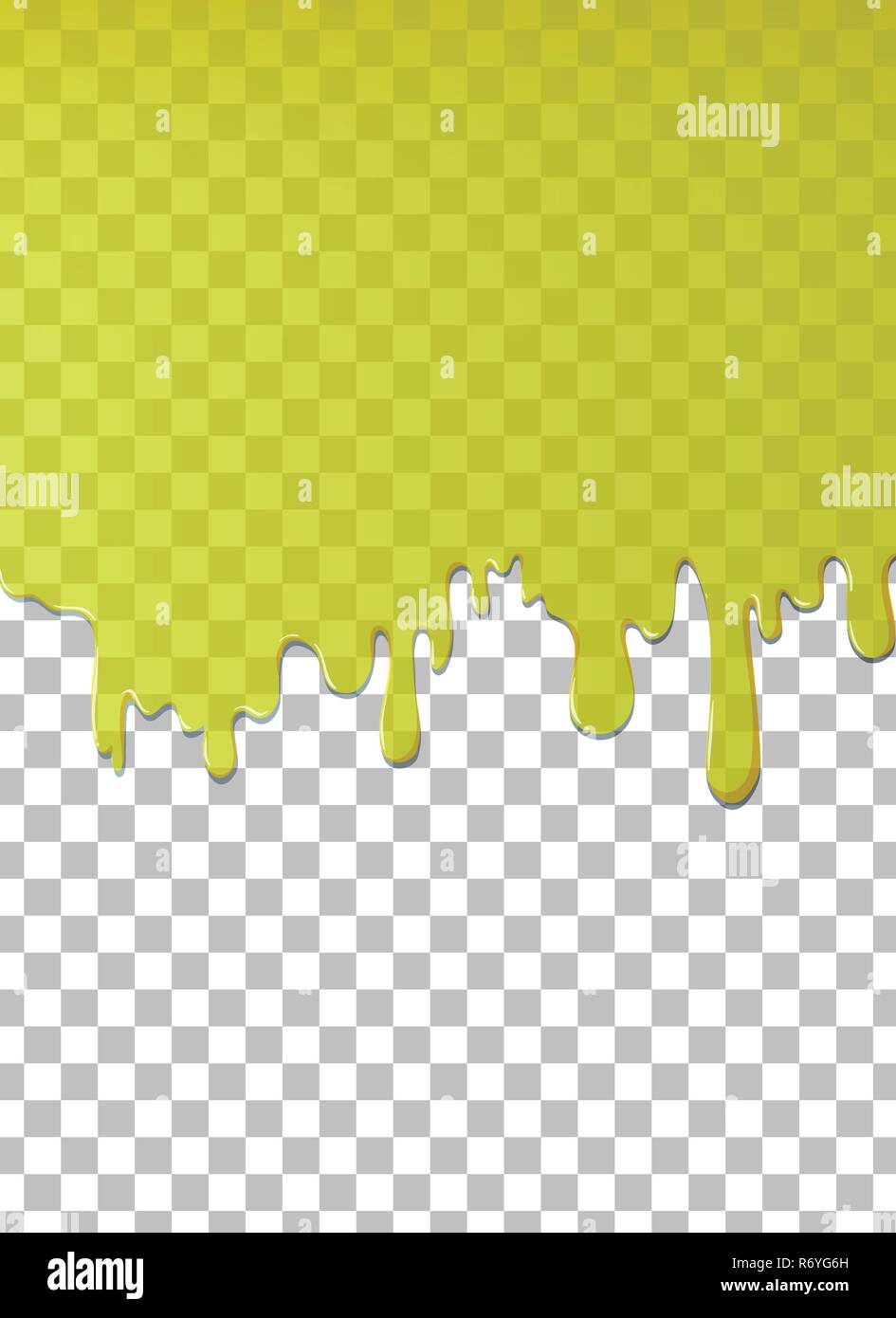 Transparent dripping green water template illustration Stock Vector ...