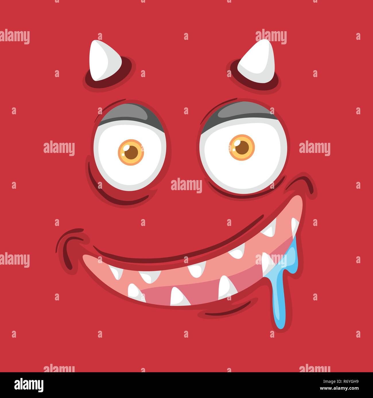 A davil close up face illustration Stock Vector Image & Art - Alamy