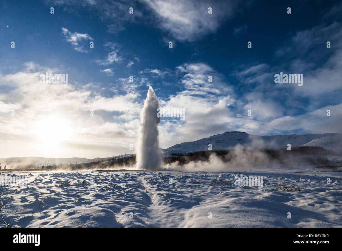 Geysir or sometimes known as The Great Geysir which is a geyser in ...