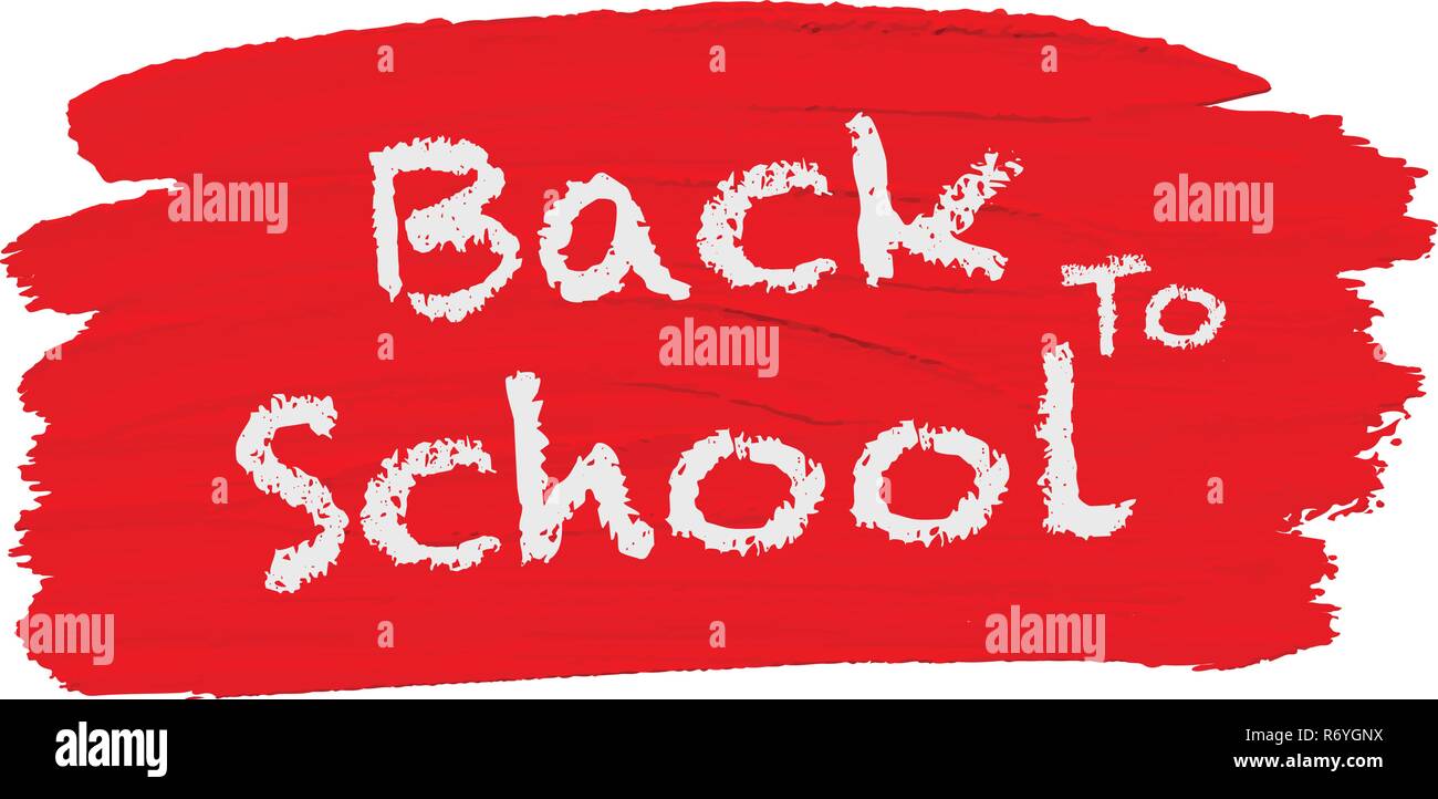 Back to school logo illustration Stock Vector Image & Art - Alamy