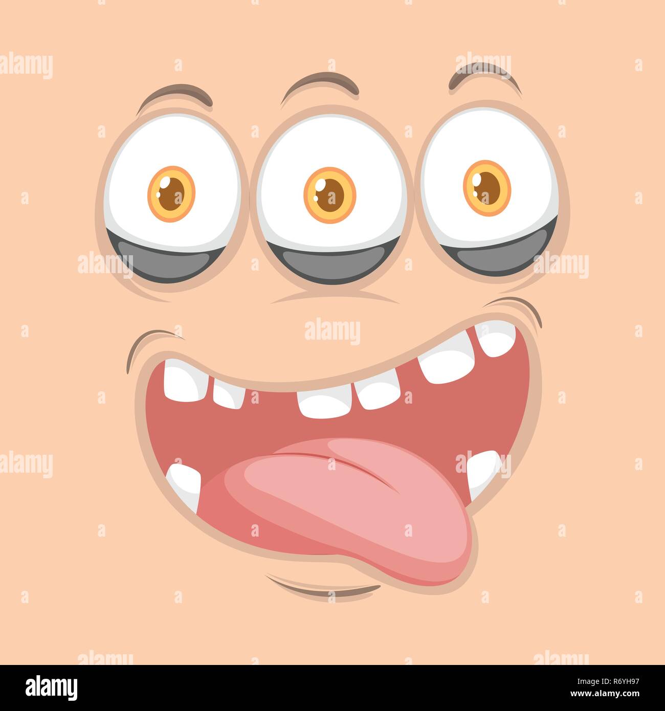 Cute three eyed cartoon hi-res stock photography and images - Alamy
