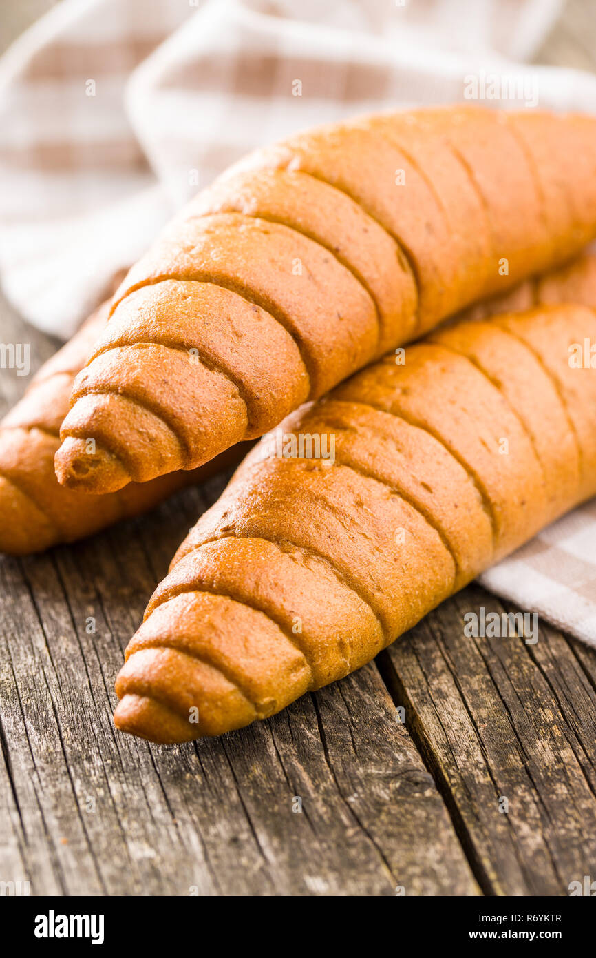 Salty bread rolls Stock Photo - Alamy