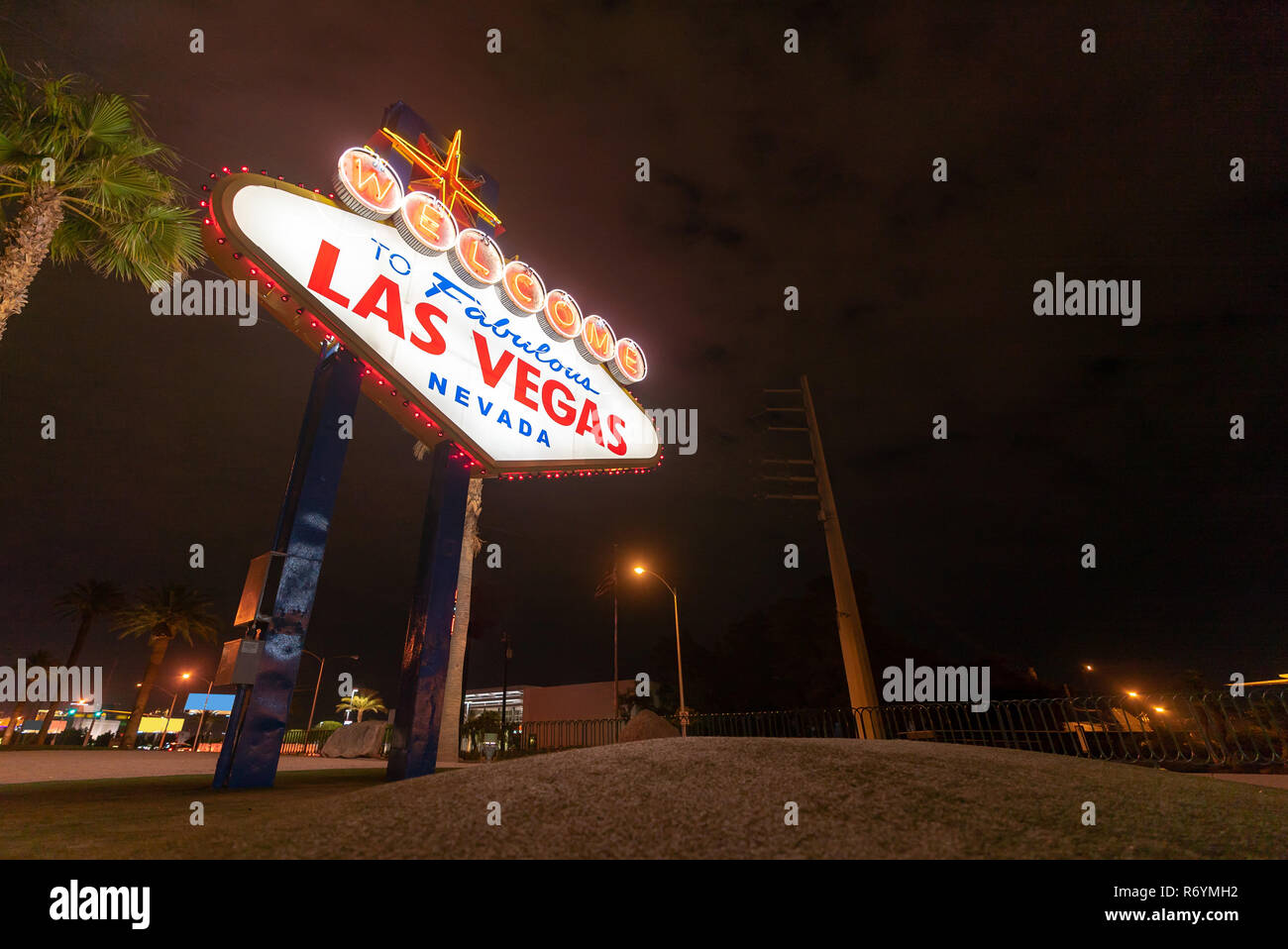 Famous Las Vegas sign Stock Photo - Alamy
