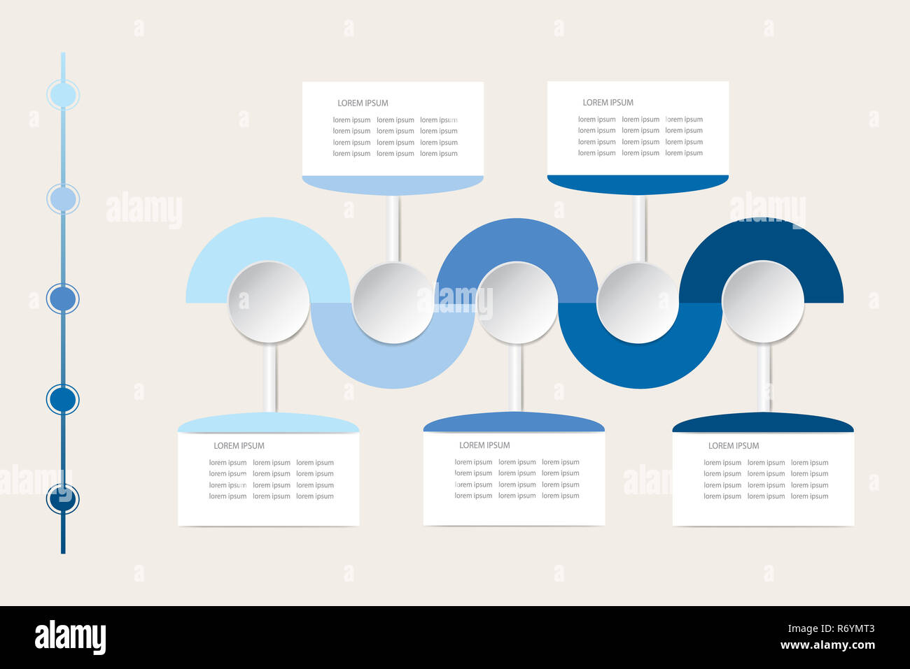 Timeline infographic waves hi-res stock photography and images - Alamy