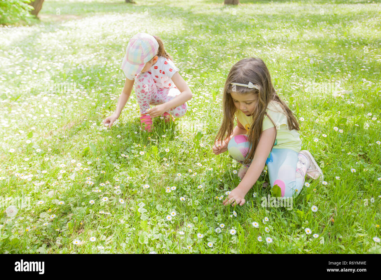 Child Nature Spring Happy Stock Photo - Alamy