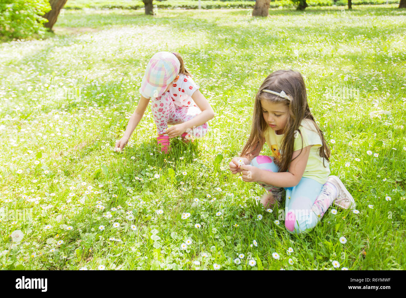 Child Nature Spring Happy Stock Photo - Alamy