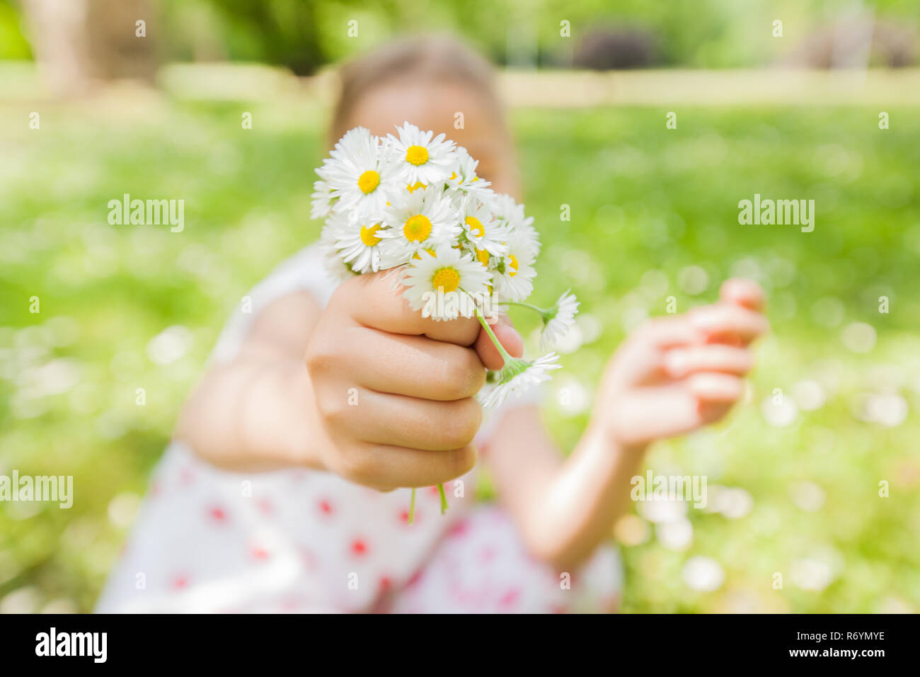Child Nature Spring Happy Stock Photo - Alamy