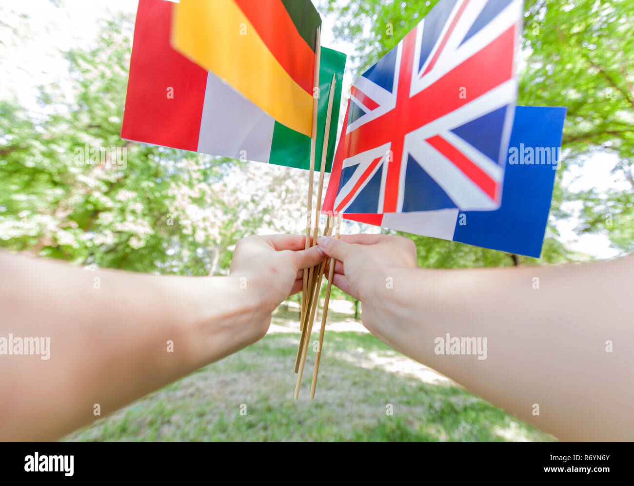 Teach languages hi-res stock photography and images - Alamy