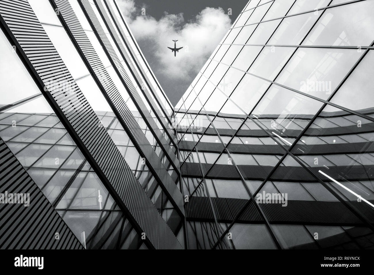 Aeroplane airplane architectural architecture hi-res stock photography ...