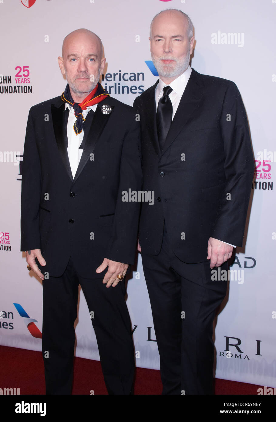17th Annual Elton John AIDS Foundation Featuring: Michael Stipe ...