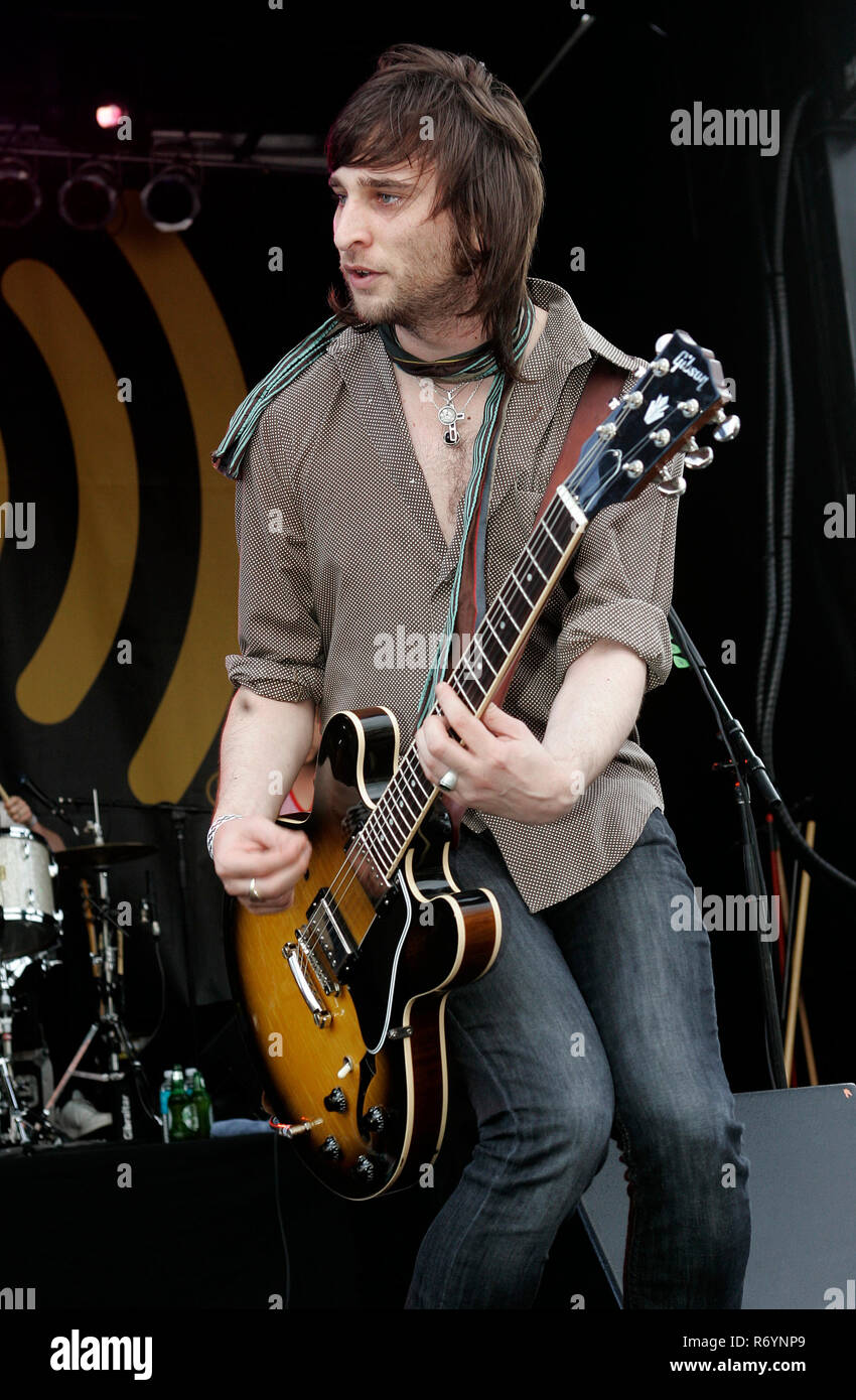 Nic Cester with Jet performs in concert during their North American ...