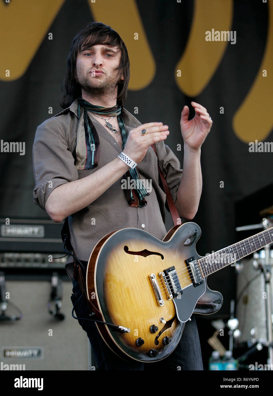 Nic Cester with Jet performs in concert during their North American ...