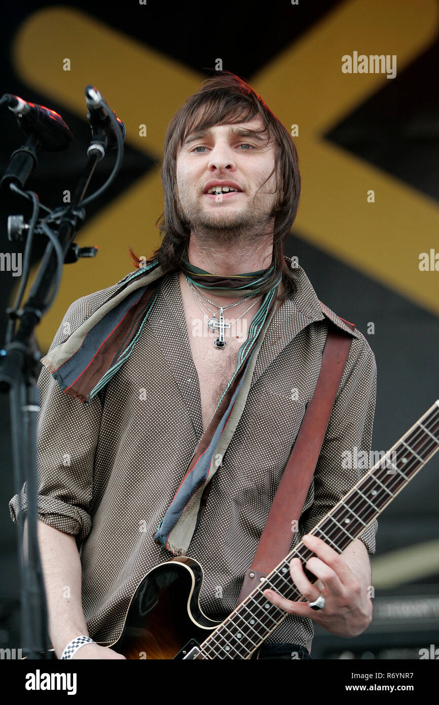 Nic Cester with Jet performs in concert during their North American ...