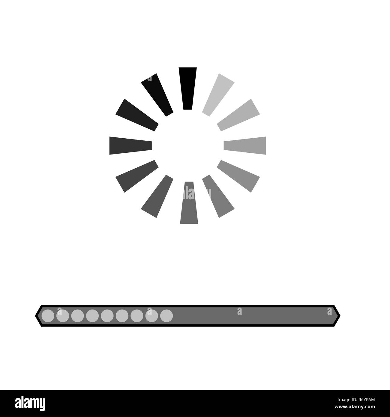 Loading bar transparent background hi-res stock photography and images ...