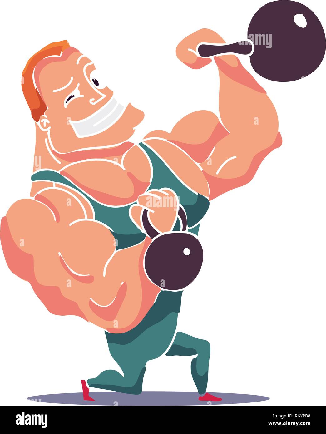 Strong man circus hi-res stock photography and images - Alamy