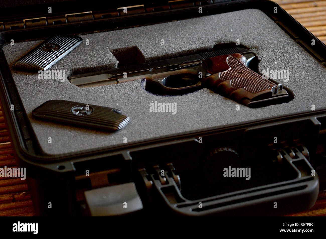 Gun lock box hi-res stock photography and images - Alamy
