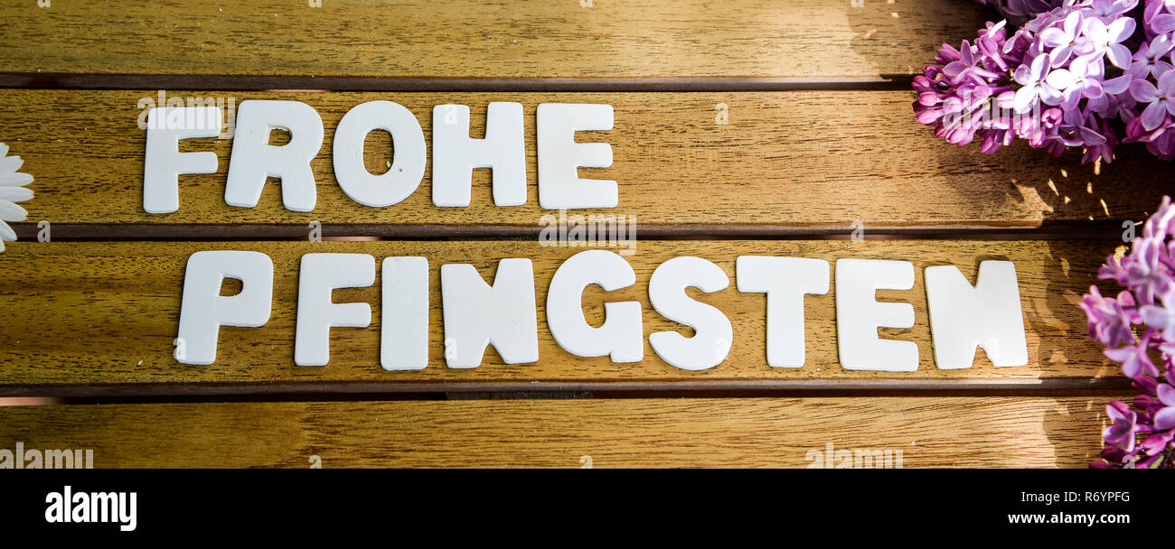 Frohe pfingsten happy pentecost hi-res stock photography and images - Alamy