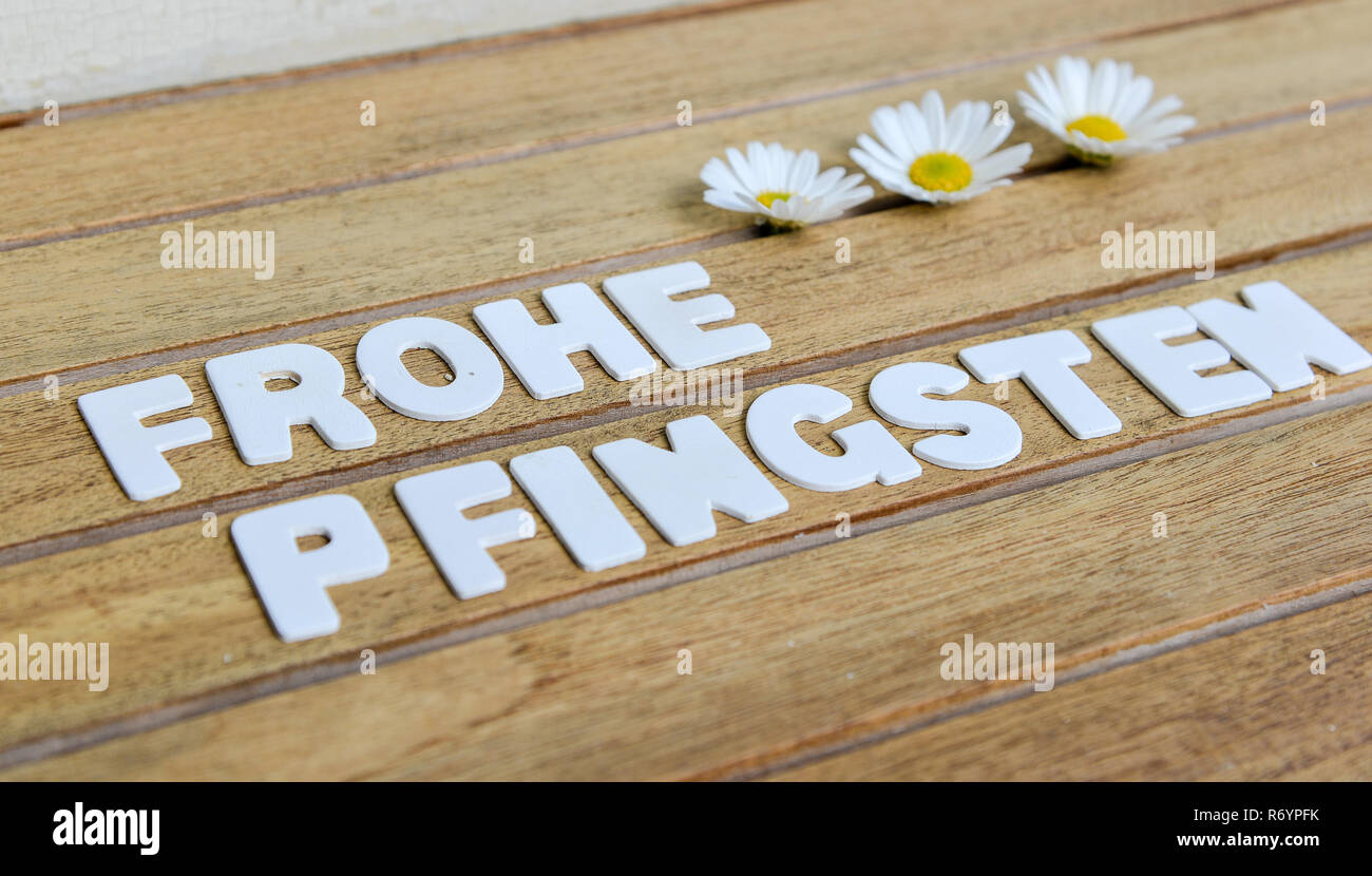 Frohe pfingsten happy pentecost hi-res stock photography and images - Alamy