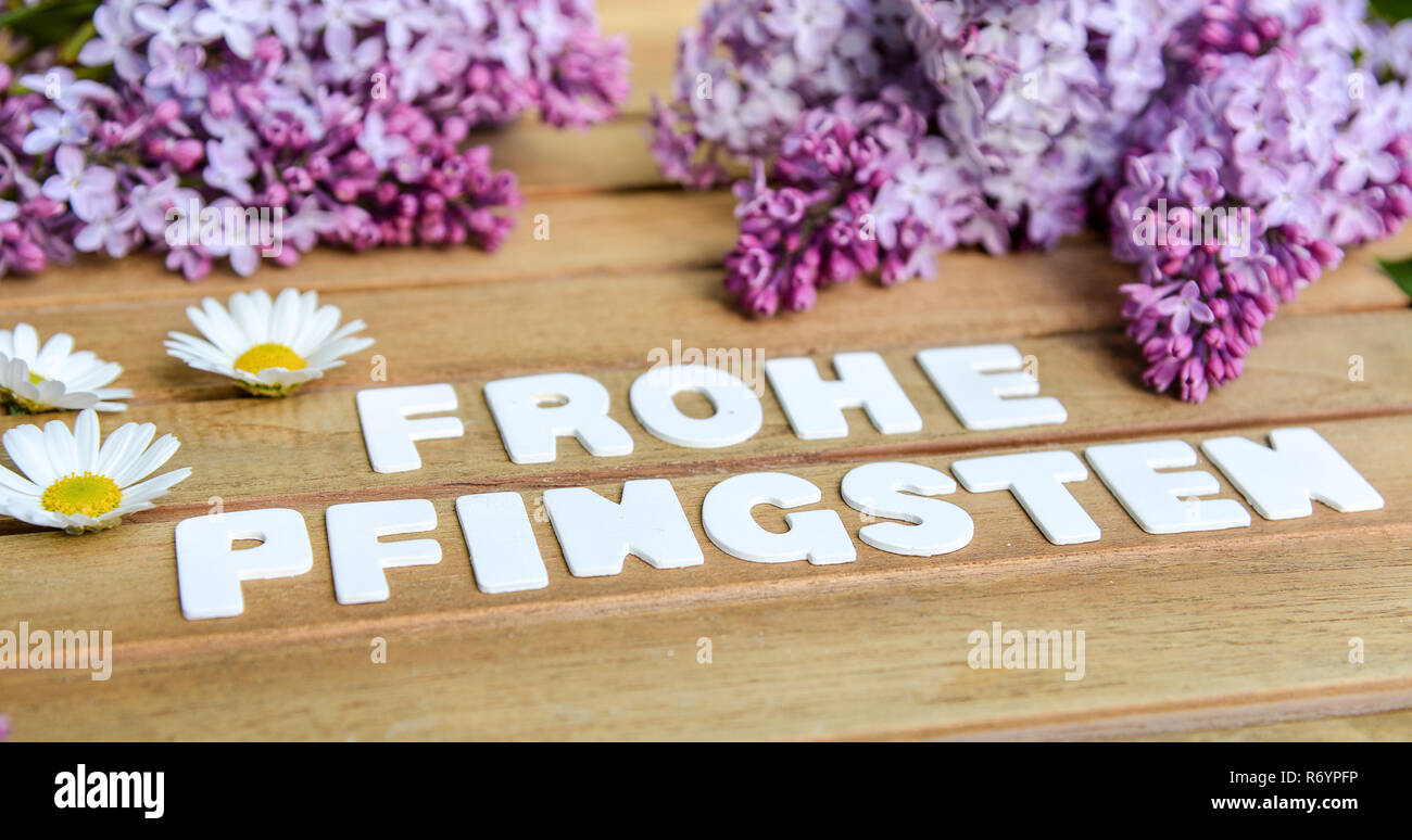 Frohe pfingsten happy pentecost hi-res stock photography and images - Alamy