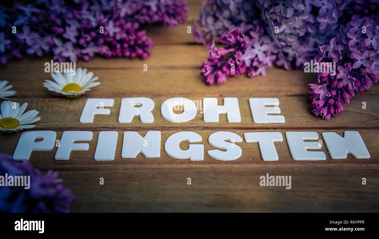 Frohe pfingsten happy pentecost hi-res stock photography and images - Alamy