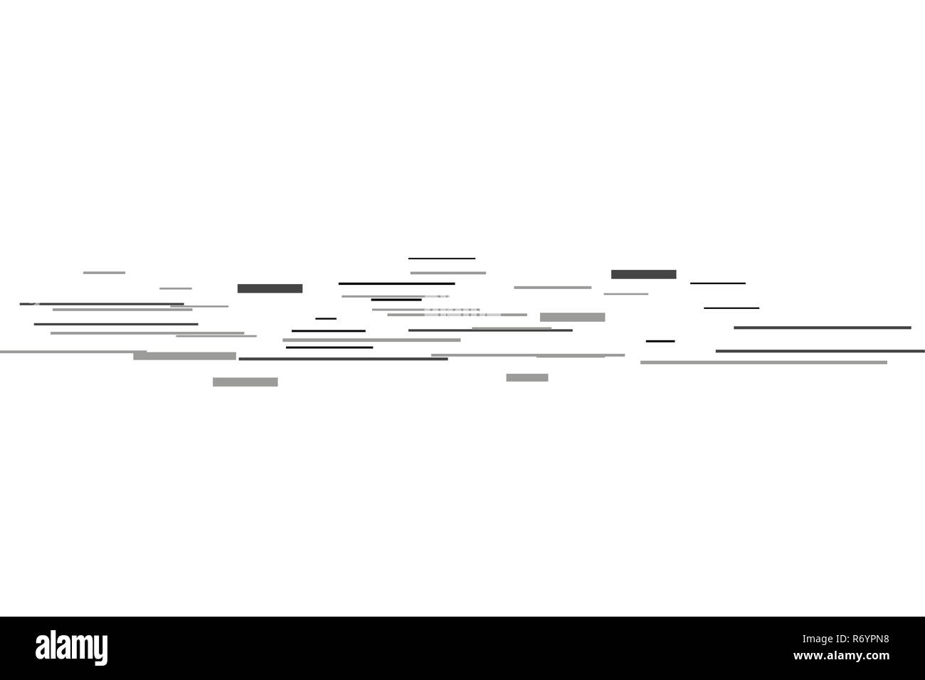 Vector line. Geometric figures with the effect of motion. Vector ...