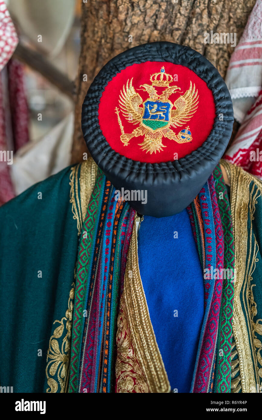 Closeup of a traditional Balkan folk costume Stock Photo - Alamy