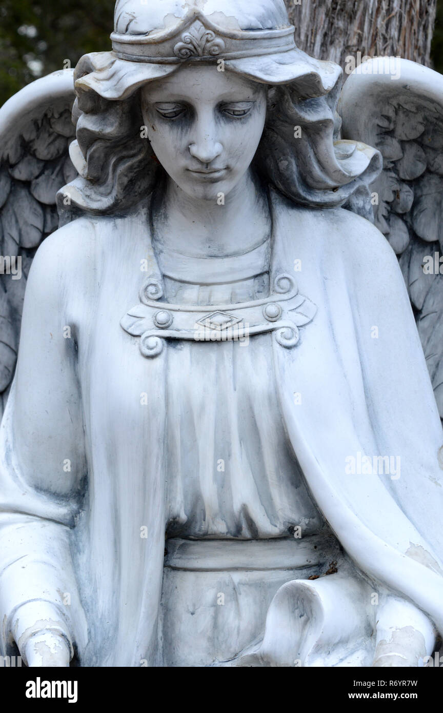 Guardian Angel Statue Stock Photo - Alamy