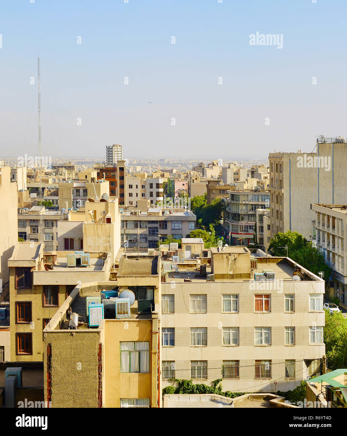 Tehran street architecture, Iran Stock Photo - Alamy
