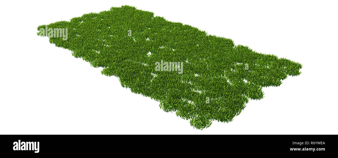 3d rendering grass patch isolated hi-res stock photography and images ...