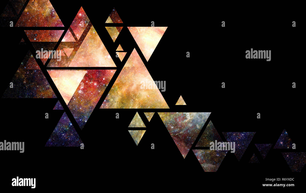Abstract galaxy geometric background. Elements of this image furnished ...