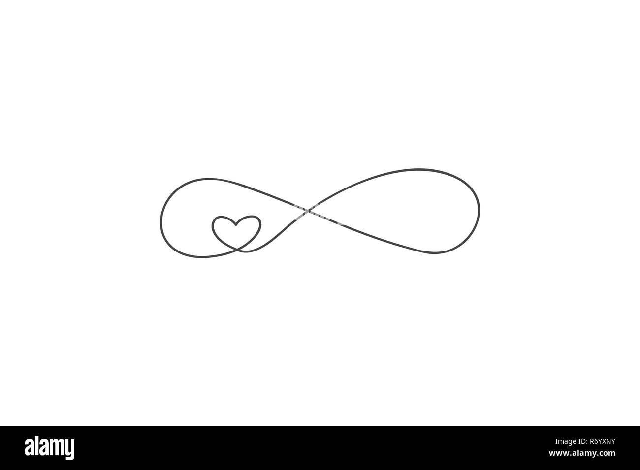 Infinity Design With Heart