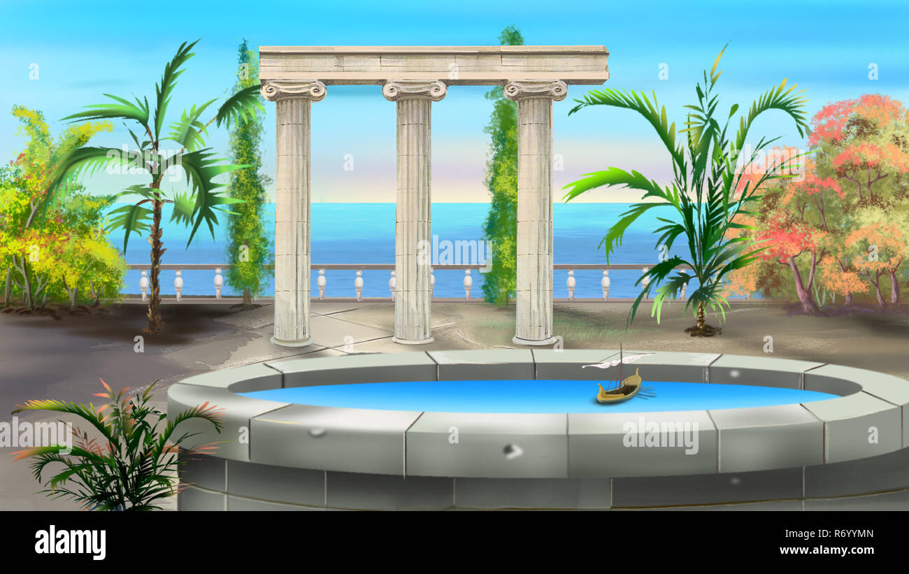 Ancient roman pool painting hi-res stock photography and images - Alamy