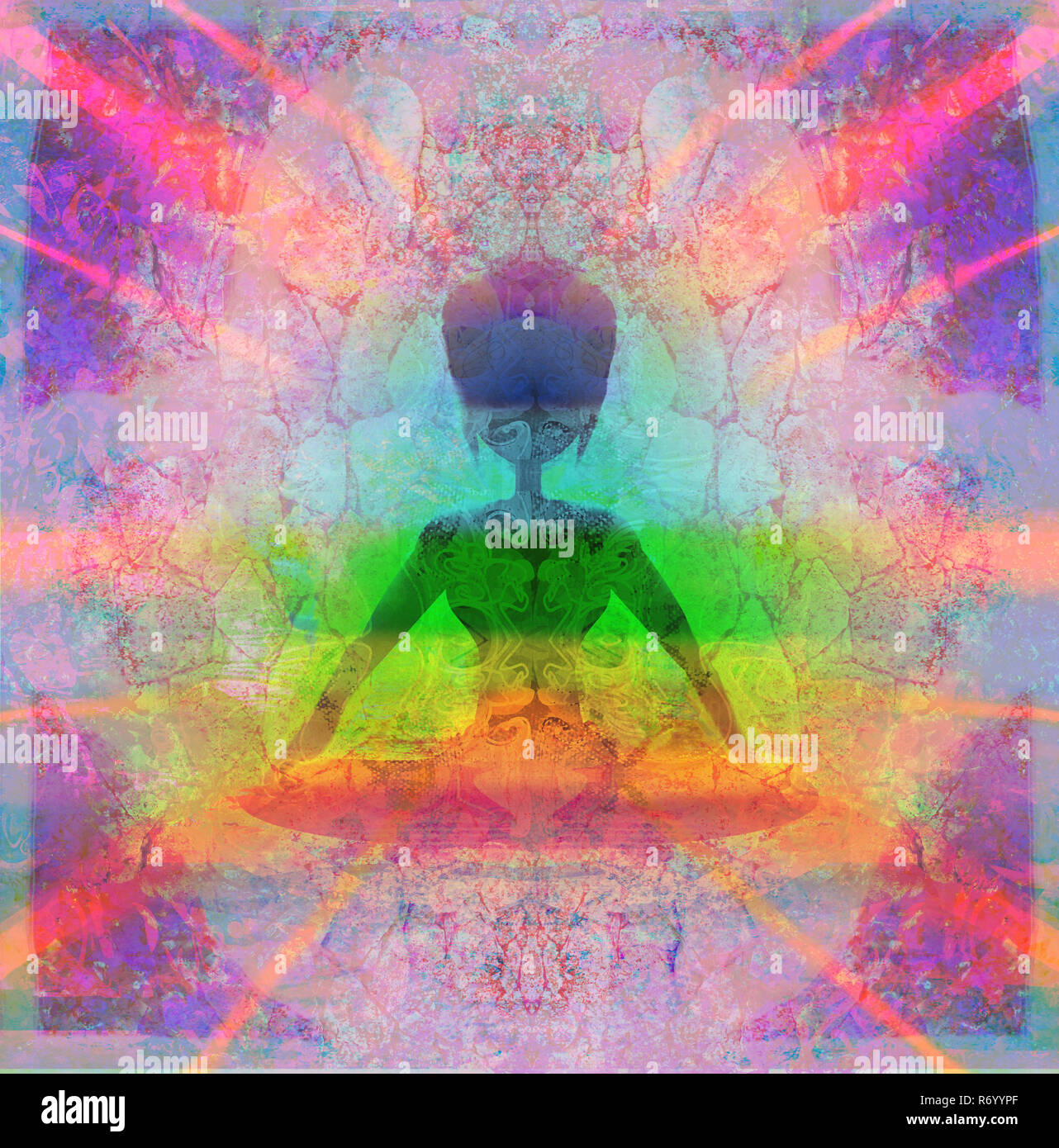 Chakras human body hi-res stock photography and images - Alamy