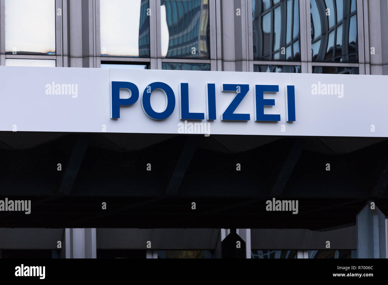 german polizei sign Stock Photo - Alamy