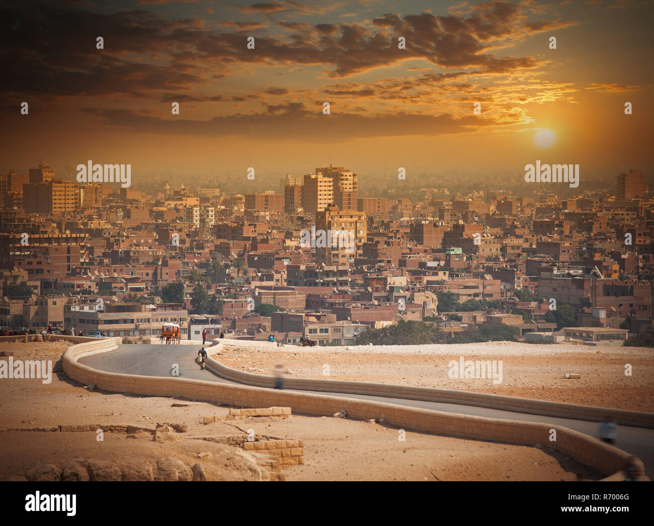 Cairo, Egypt. Largest city in Africa Stock Photo - Alamy