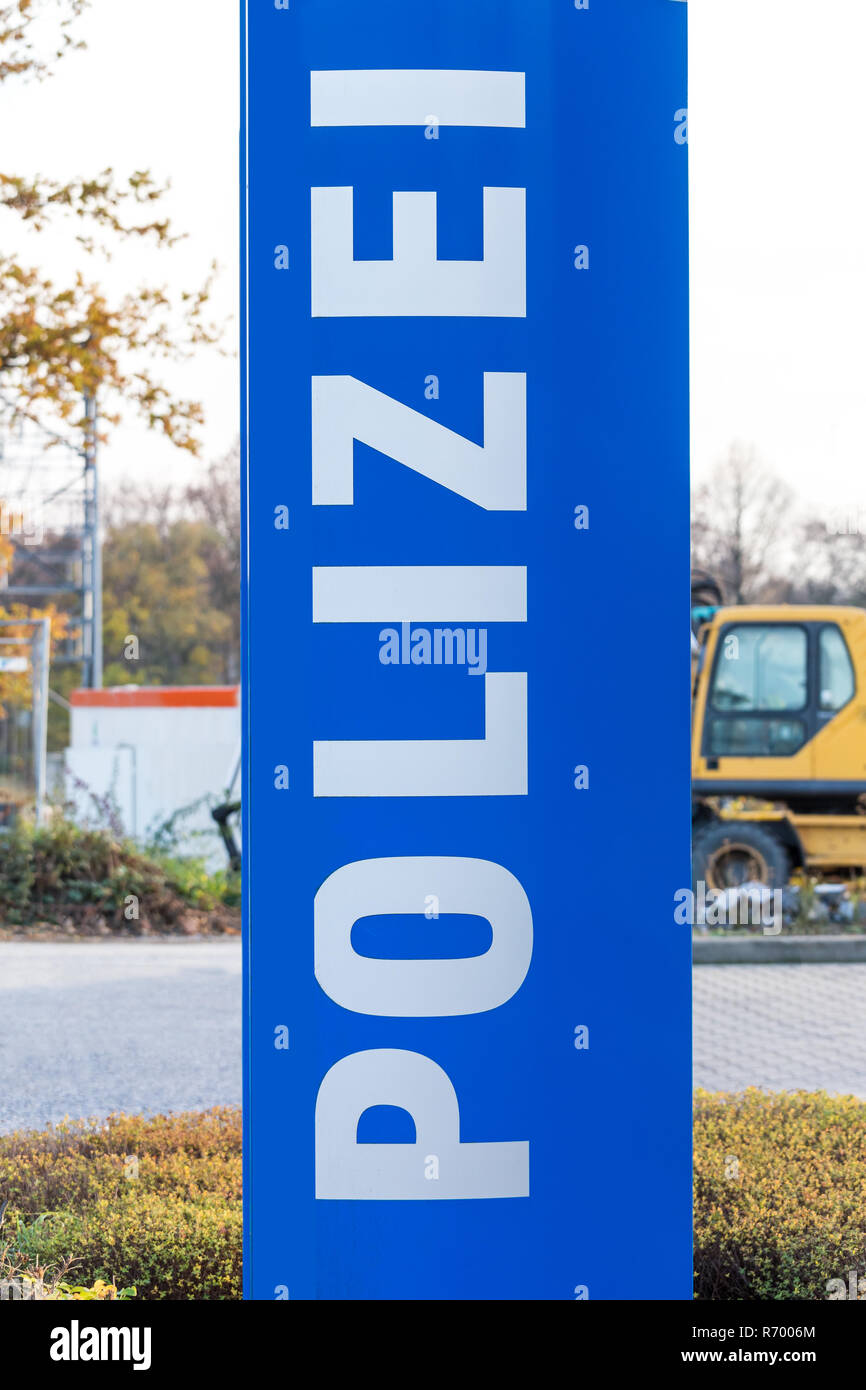 Polizei sign hi-res stock photography and images - Alamy