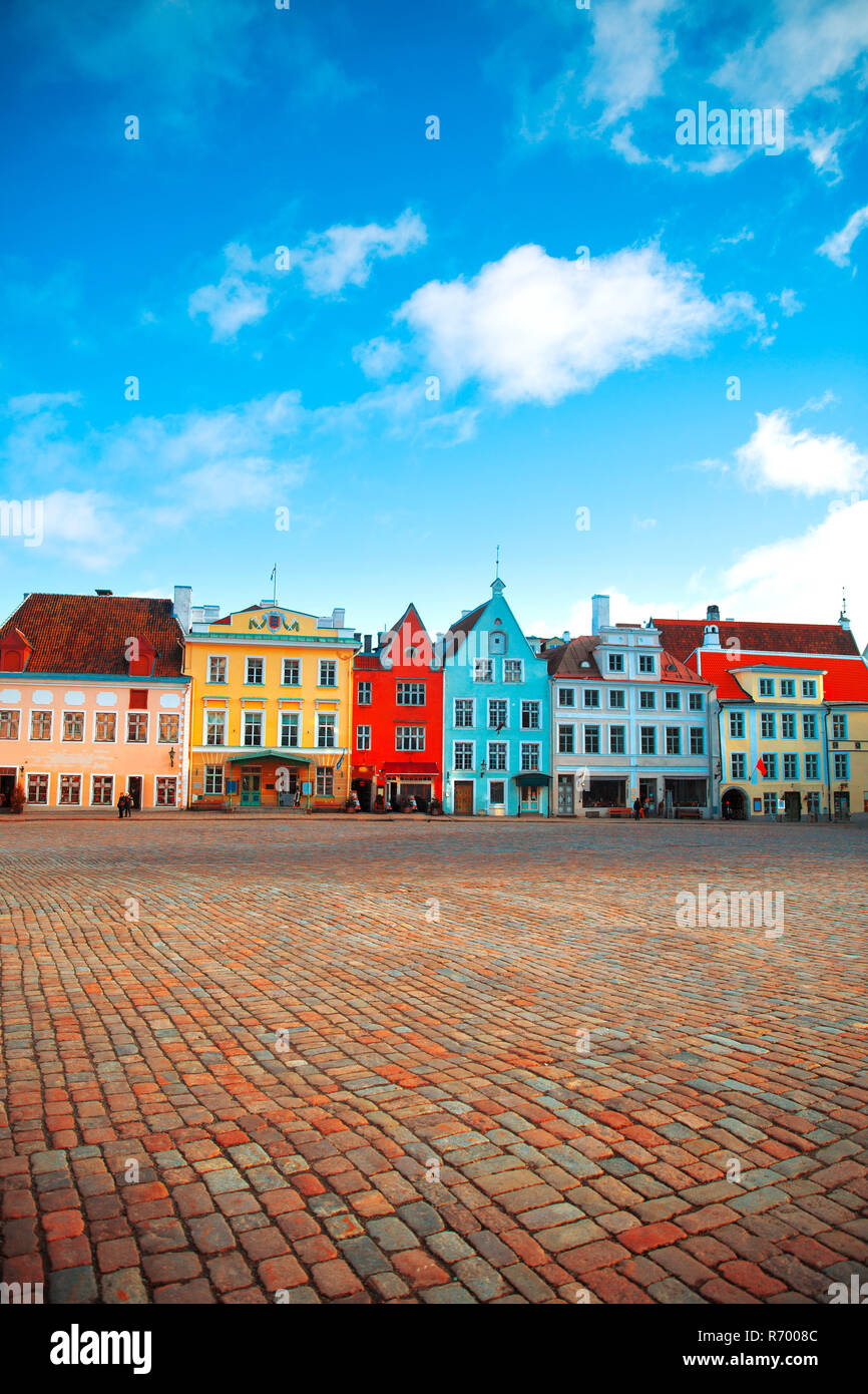 Very beautiful old Town Hall Square Stock Photo - Alamy