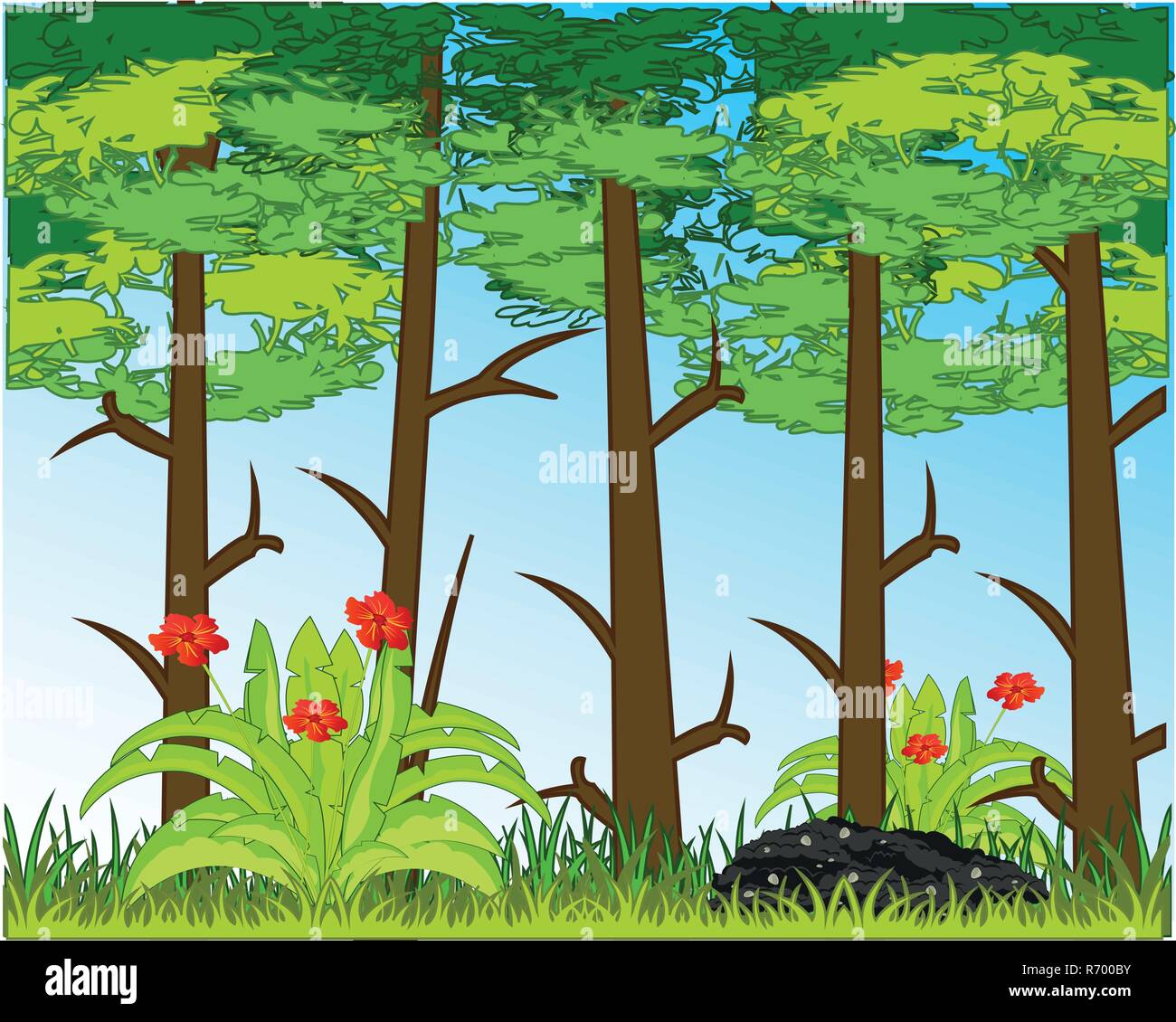 High park day time Stock Vector Images - Alamy