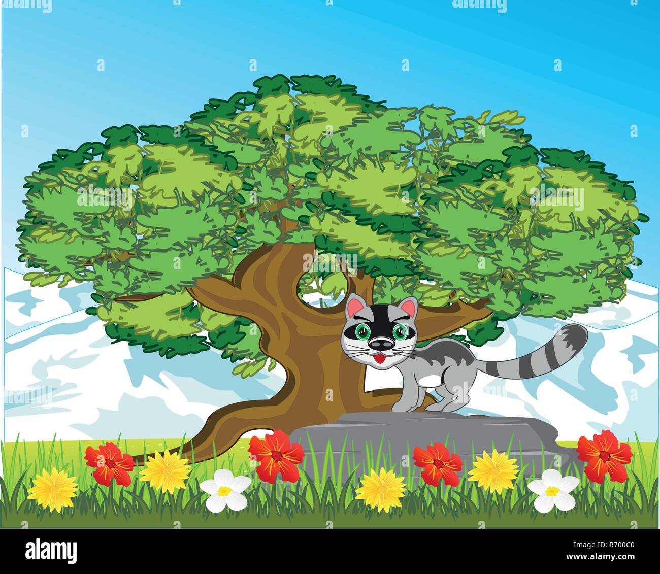 Big fat tree Stock Vector Images - Alamy