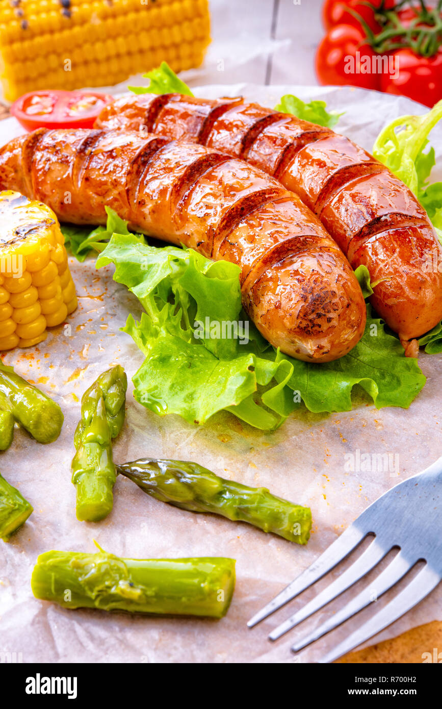 Krakauer sausage hi-res stock photography and images - Alamy