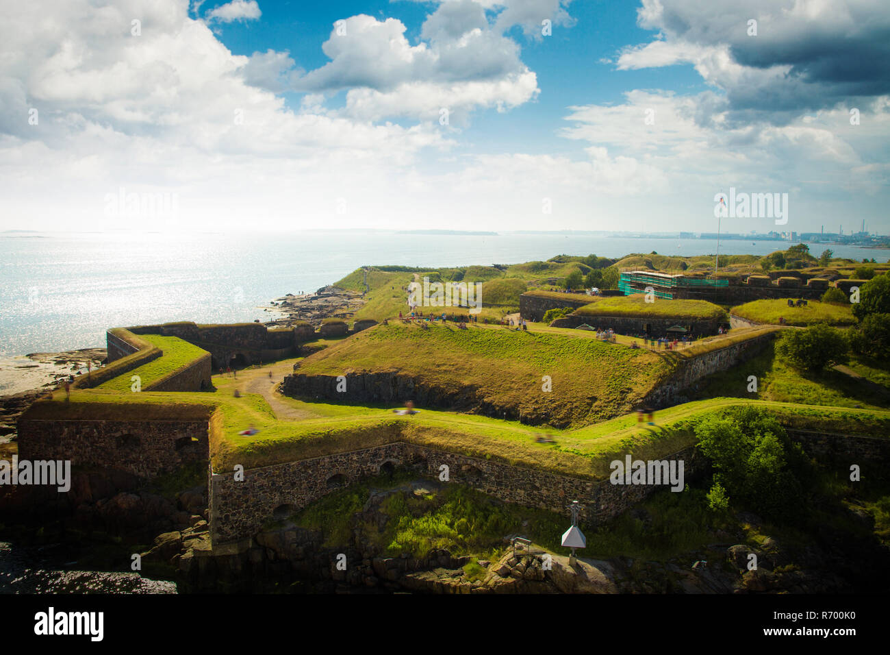 Scenic summer aerial view of Suomenlinna Stock Photo - Alamy