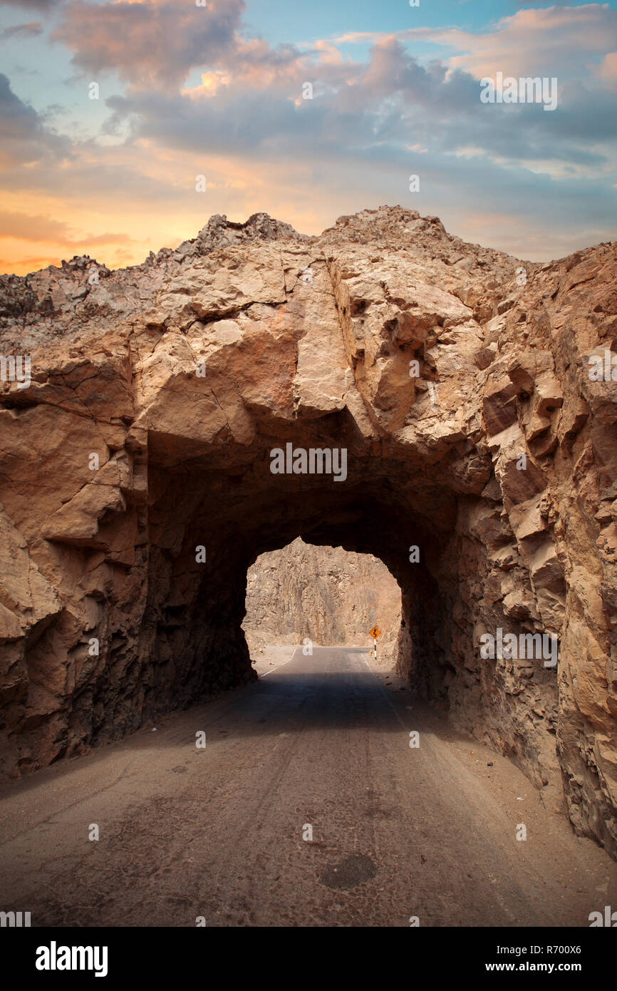 way through the cave in the mountain Stock Photo - Alamy