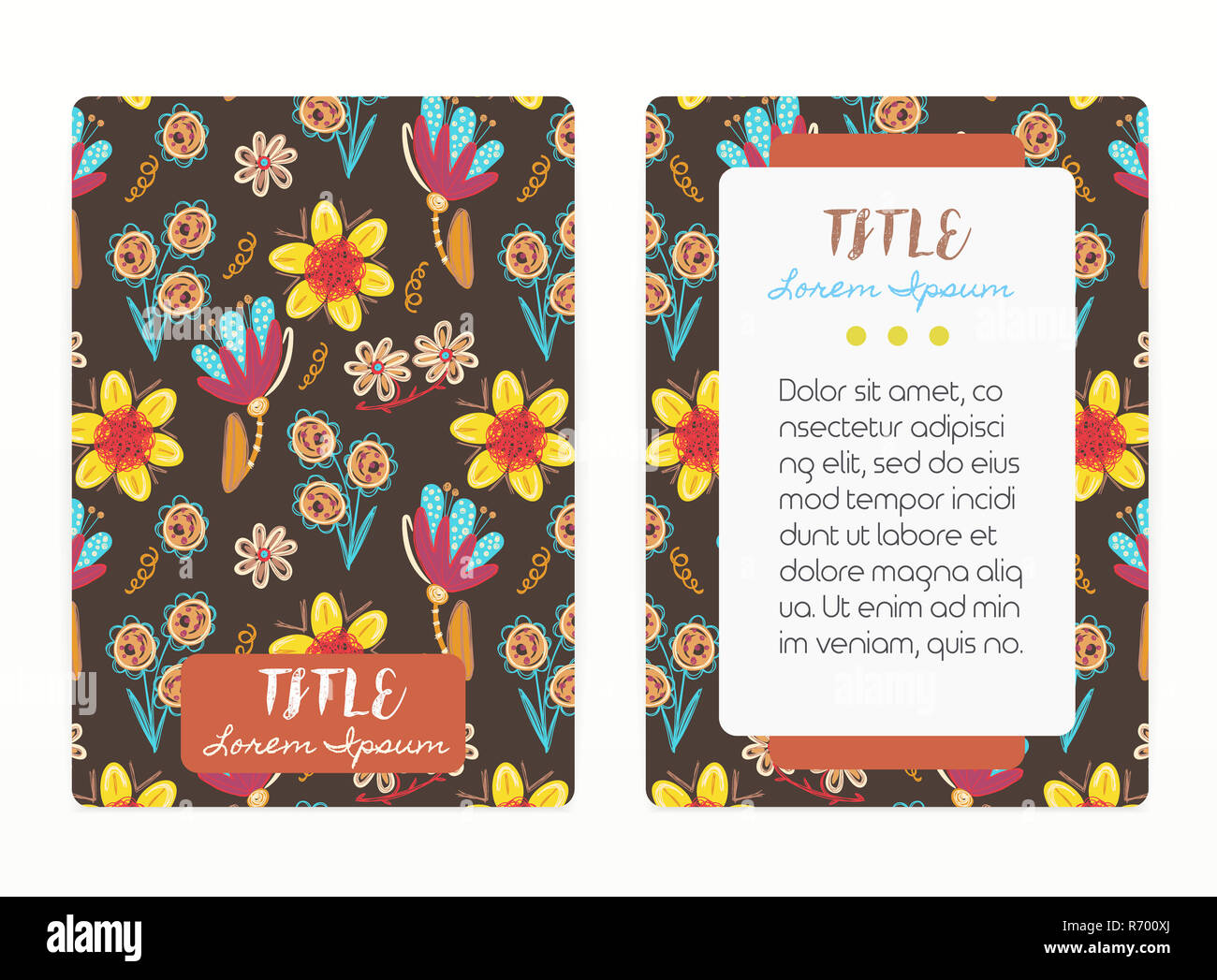 Invitation card design template a4 hi-res stock photography and images ...