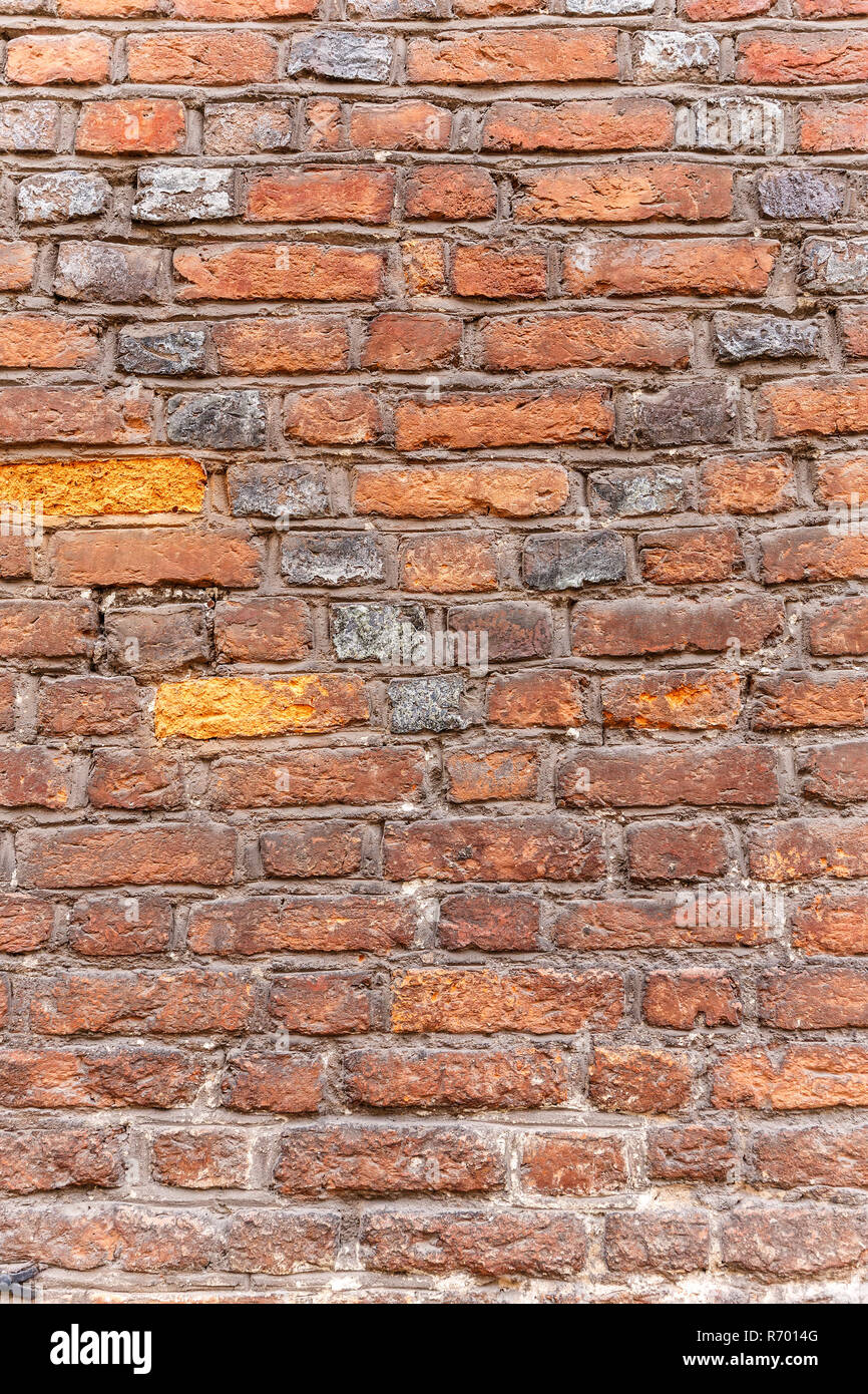 Old red brick wall Stock Photo - Alamy