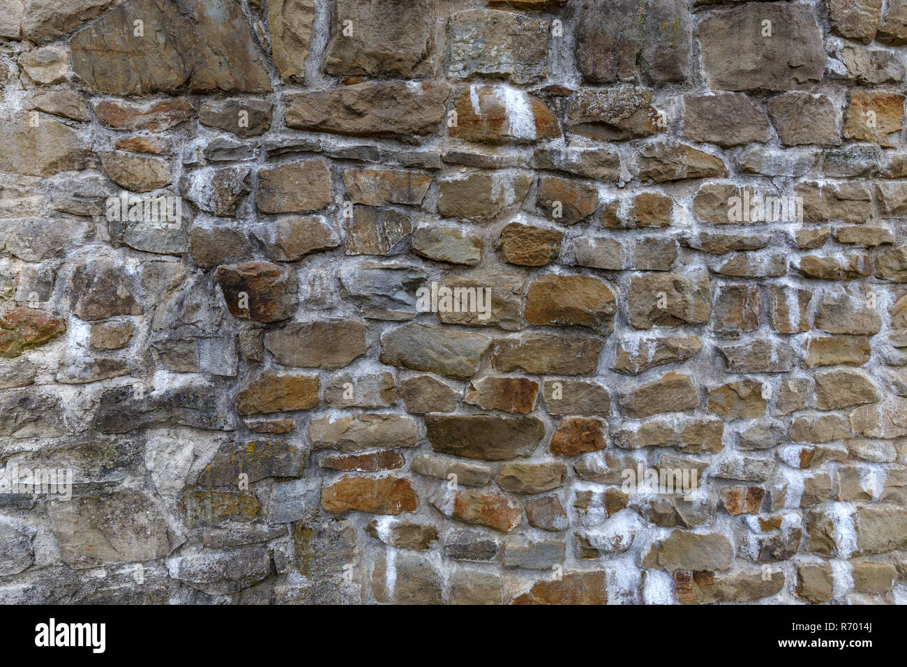 Old castle stone wall Stock Photo - Alamy