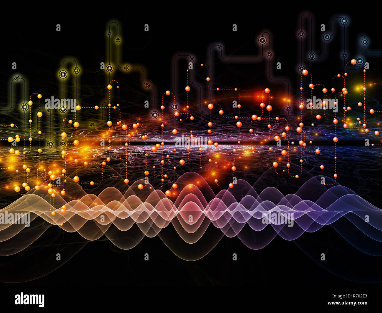 Stream of Data Flow Stock Photo - Alamy