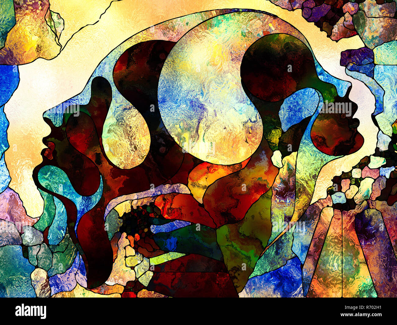 Visualization of Color Division Stock Photo - Alamy