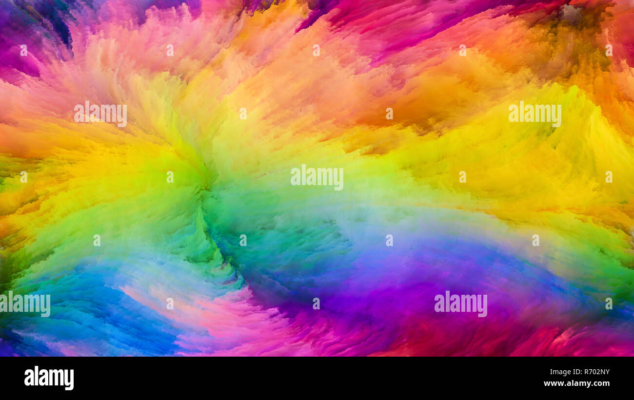 Colorful Paint Particles Stock Photo - Alamy