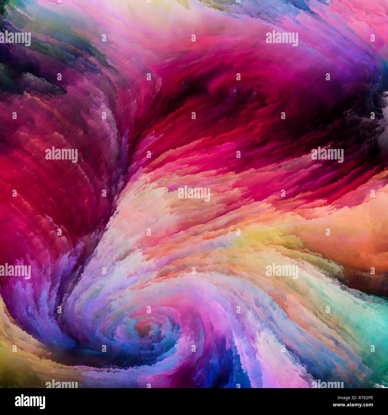 Colorful Paint Paths Stock Photo - Alamy