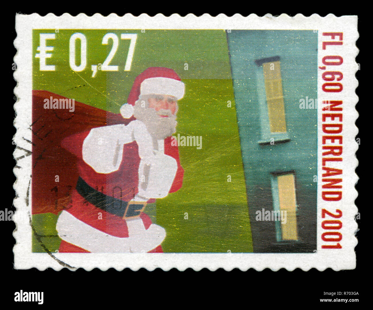Postage stamp from the Netherlands in the December stamps series issued ...
